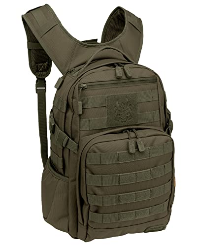 Samurai Tactical Tactical Day Pack Backpack for Everyday, Olive Drab, One Size