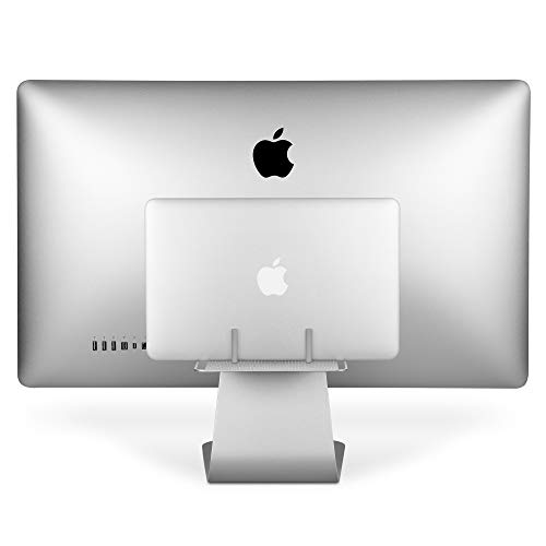 Twelve South Backpack for iMac and Apple Displays | Hidden Storage Shelf for Hard Drives and Accessories (Silver)