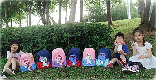 POWOFUN Kids Toddler Travel Backpack Cool Cute Cartoon Daypack (Dinosaur Blue Backpack)