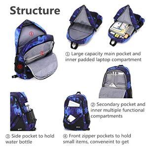 Bansusu 3Pcs Black Galaxy Primary Middle School Bag Rolling Backpack Set for Elementary Boys Wheeled Bookbag with Six Wheels