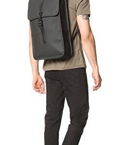 Rains Men's Backpack, Black, One Size