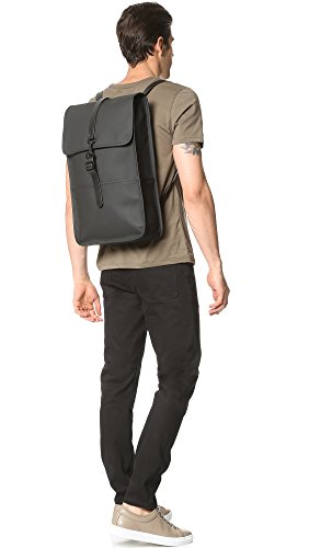 Rains Men's Backpack, Black, One Size