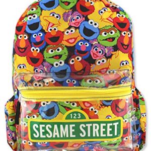 Sesame Street Gang Elmo Boys Girls Toddler 16 inch School Backpack (One Size, Multicolor)