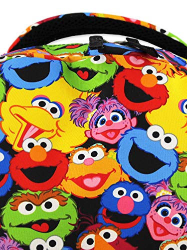 Sesame Street Gang Elmo Boys Girls Toddler 16 inch School Backpack (One Size, Multicolor)