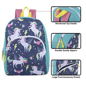 Trail maker 15 Inch Kids Backpacks for Preschool, Kindergarten, Elementary School Boys and Girls with Padded Straps