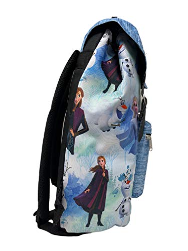 Limited KBNL Frozen 2 Allover Pattern Preppy Vintage Style 16" School Backpack