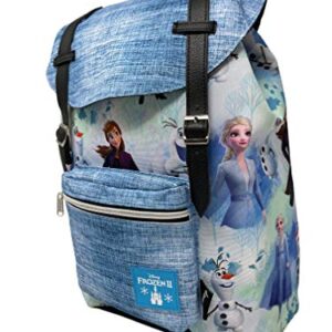 Limited KBNL Frozen 2 Allover Pattern Preppy Vintage Style 16" School Backpack