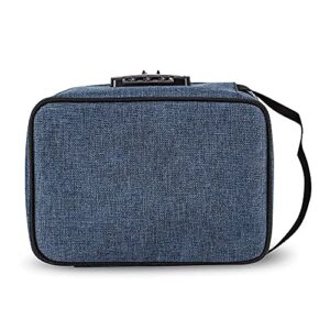 Sidekick Smell Proof Case L w/Combo Lock - SK9 Premium odorless Technology (Navy Denim)