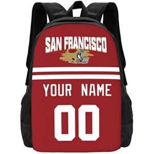 antking san francisco backpack custom any name and number gifts for men women youth