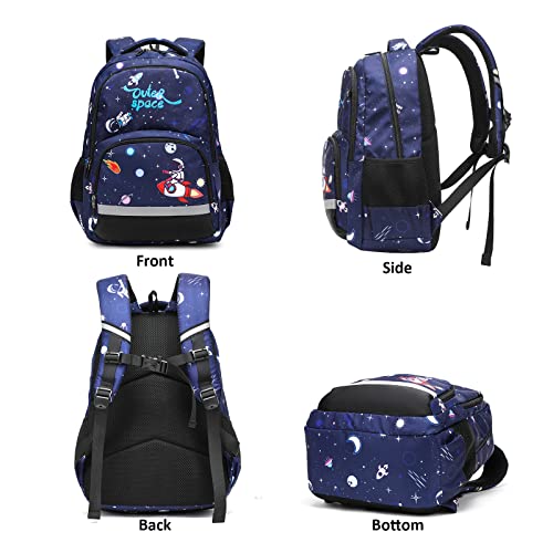 Robhomily Kids Backpack for Boys, Dinosaur Boy’s Backpack for Elementary Preschool Kindergarten School, 16 Inch School Backpack for Boys with Lightweight Water Resistant