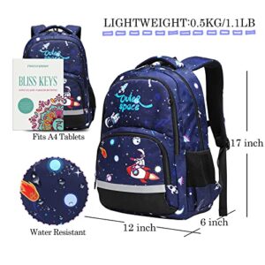 Robhomily Kids Backpack for Boys, Dinosaur Boy’s Backpack for Elementary Preschool Kindergarten School, 16 Inch School Backpack for Boys with Lightweight Water Resistant