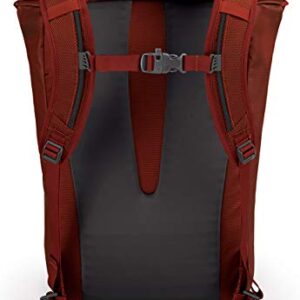 Osprey Transporter Flap Laptop Backpack, Ruffian Red