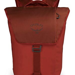 Osprey Transporter Flap Laptop Backpack, Ruffian Red