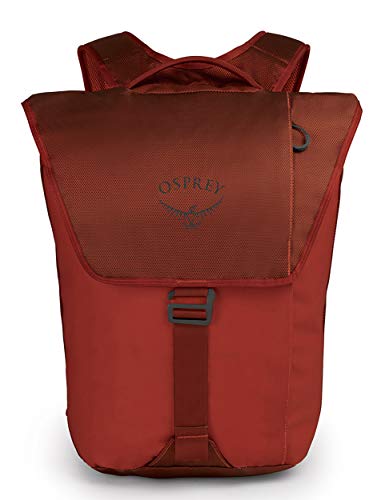 Osprey Transporter Flap Laptop Backpack, Ruffian Red