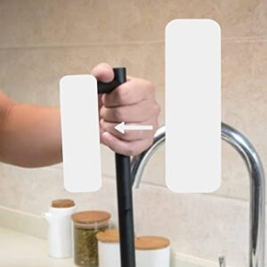 Self Adhesive Strips, Paper Towel Holder Replaces Stickers, Stainless Steel Paper Towels Holder Replace Stickers,Suitable for Most Sizes of Paper Towel Racks,Paper Towel Holder Under Cabinet(2-Pack)