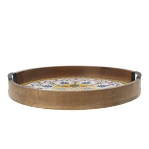 Gourmet Basics by Mikasa Vella Lazy Susan Serving Tray, 16-Inch