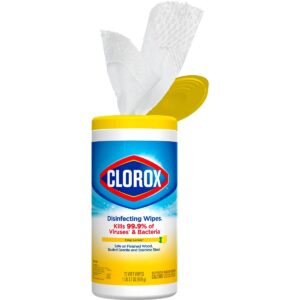 Clorox Disinfecting Wipes, Bleach Free Cleaning Wipes, Multi-surface Wipes, Fresh Scent & Crisp Lemon Value Pack, 75 Wipes (Pack of 3) - Packaging May Vary