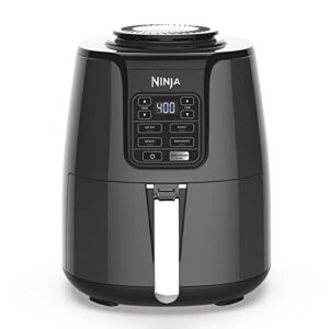 ninja af101 air fryer that crisps, roasts, reheats, & dehydrates, for quick, easy meals, 4 quart capacity, & high gloss finish, black/grey