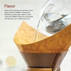 Chemex Natural Coffee Filters, Square, 100ct - Exclusive Packaging