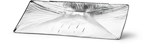 Napoleon Grills 62021 Liner for Rogue 525 Models-Pack of 3 Grill Drip Pans, Silver