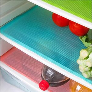 Refrigerator Liners Washable Can Be Cut, Fridge Mats, Refrigerator Shelf Liners for Glass Shelves, Shelves Drawer Table Mats