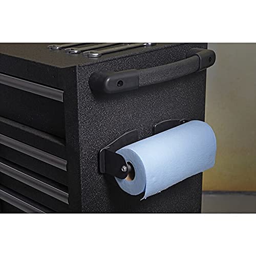 Magnetic Paper Towel Holder Wall Mount for Kitchen, Bathroom or Workshop - Heavy Duty Steel Holder with Magnetic Backing - Powerful Magnets Mount to Any Metal Surface