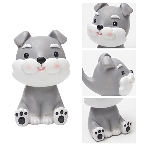 Sempoda Cute Animal Glasses Holder, Resin Funny Decorative Eyeglass Holder, Creative Dog Corgi Bulldog Pug Schnauzer Glasses Holder Stand for Home Office Desktop Decoration