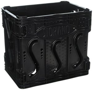 storvino nero 6 bottle wine storage container