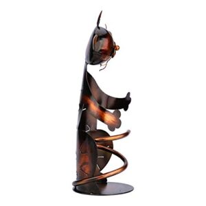 Kavolet Cat Wine Holder, Cat Wine Bottle Holder, Tabletop Decor Wine Rack, Metal Sculpture Wine Stand, Crafts Ornament for Home Kitchen