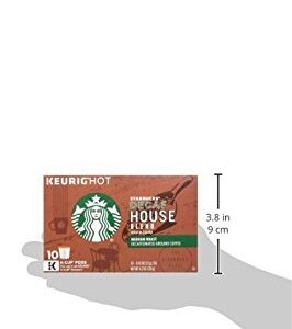 Starbucks Decaf K-Cup Coffee Pods — House Blend for Keurig Brewers — 6 boxes (60 pods total)