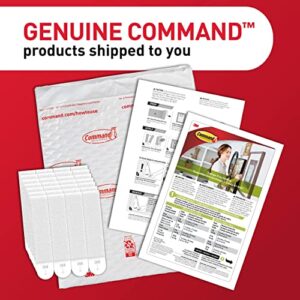 Command Large Picture Hanging Strips, Damage Free Hanging Picture Hangers, No Tools Wall Hanging Strips for Living Spaces, 14 White Adhesive Strip Pairs(28 Command Strips)