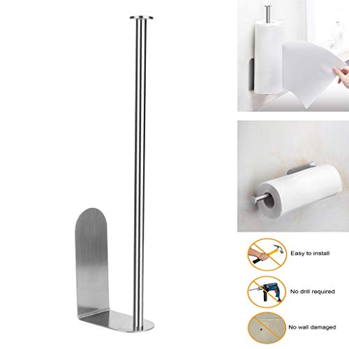 Multifunctional Tissue Holder, Vertical Diversified Jewelry Storage Rack Wall Mount Paper Towel Holder