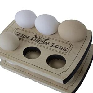 Farm Fresh Egg Holders | Egg Holder countertop | Egg Storage | Cedar Wooden Egg Tray | Wood Egg Rack | Made in USA