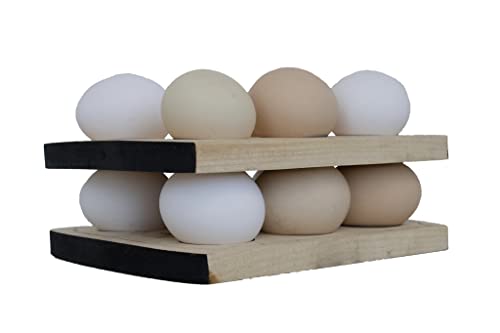 Farm Fresh Egg Holders | Egg Holder countertop | Egg Storage | Cedar Wooden Egg Tray | Wood Egg Rack | Made in USA