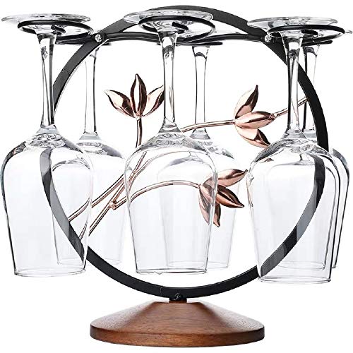 FIAMER Wine Rack Stand-alone Drying Rack Metal Drying Rack Wine Glass Rack Kitchen Bar Decoration Multi-function Display Rack Storage Rack table top Wine Glass Holder