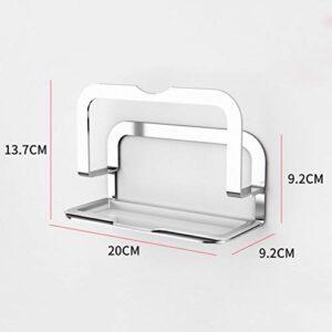 XJJZS Simple Cutting Board Pot Cover Rack Multifunctional Thickened Cutting Board Rack Kitchen Rag Rack