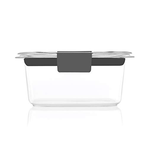 Rubbermaid Brilliance Leak-Proof Food Storage Containers with Airtight Lids, Set of 5 (10 Pieces Total) |BPA-Free & Stain Resistant Plastic