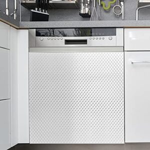 Melwod 15.8" x 78.7" Kitchen Stainless Steel Contact Paper Self Adhesive Peel and Stick Wallpaper Aluminum Foil Textured Paper Stickers for Backsplash Dishwashers Refrigerator Cabinets Shelf