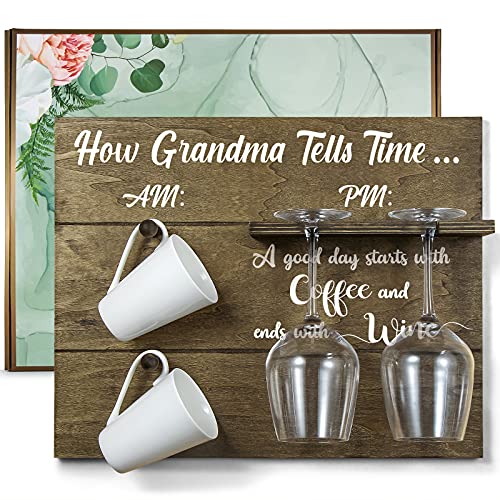 THYGIFTREE Grandma Birthday Gifts, New Grandma Gifts First Time 2022, Grandma Christmas Gifts from Granddaughter Grandchildren, Nana Grandmother Gifts