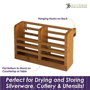 Totally Bamboo Flatware, Cutlery and Utensil Drying Caddy fits Totally Bamboo Dish Drying Racks (20-6703)