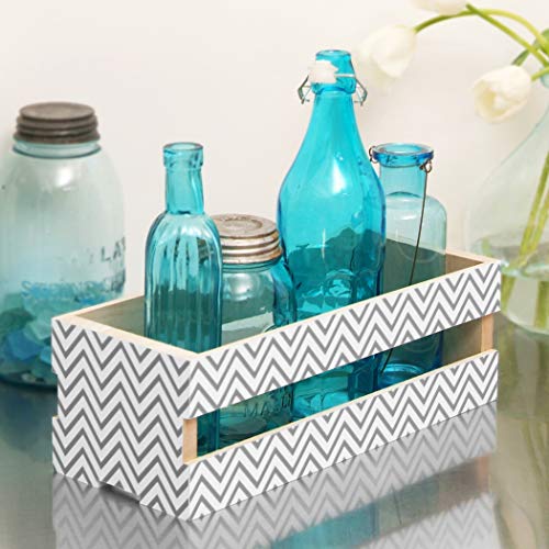 Con-Tact Brand Creative Covering Self-Adhesive Vinyl Drawer and Shelf Liner, 18" x 60', Texture Chevron Gray