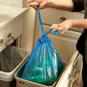 Hefty Recycling Trash Bags, Blue, 13 Gallon, 60 Count