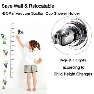 BOPai Vacuum Suction Shower Head Holder, Relocatable Handheld Showerhead Holder