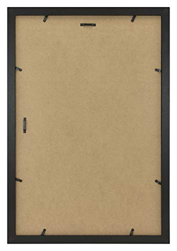 MCS Studio Gallery Frame, Black Woodgrain, 16 x 24 in, Single