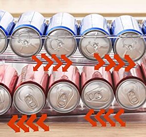 ROHAM Refrigerator Organizer Bins Pop Soda Can Dispenser Beverage Holder (12 Oz, 6 inch Wide)