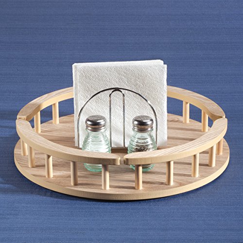 Wood Lazy Susan Turntable, 16-Inch Diameter