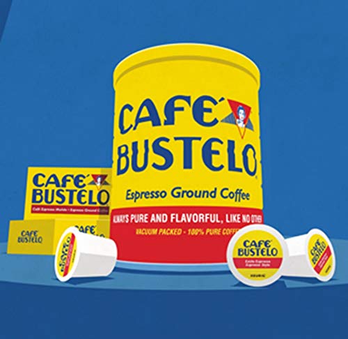 Café Bustelo Espresso Style Dark Roast Coffee, 72 Keurig K-Cup Pods