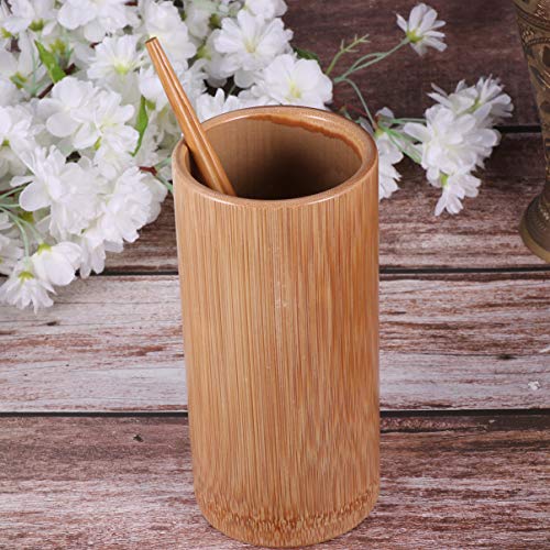 UPKOCH Wooden Bamboo Kitchen Utensil Holder Kitchen Utensil Storage Organizer Caddy For Chopsticks Forks Spoons Knives Tableware