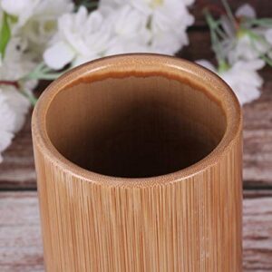 UPKOCH Wooden Bamboo Kitchen Utensil Holder Kitchen Utensil Storage Organizer Caddy For Chopsticks Forks Spoons Knives Tableware