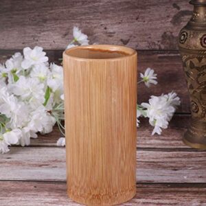 UPKOCH Wooden Bamboo Kitchen Utensil Holder Kitchen Utensil Storage Organizer Caddy For Chopsticks Forks Spoons Knives Tableware